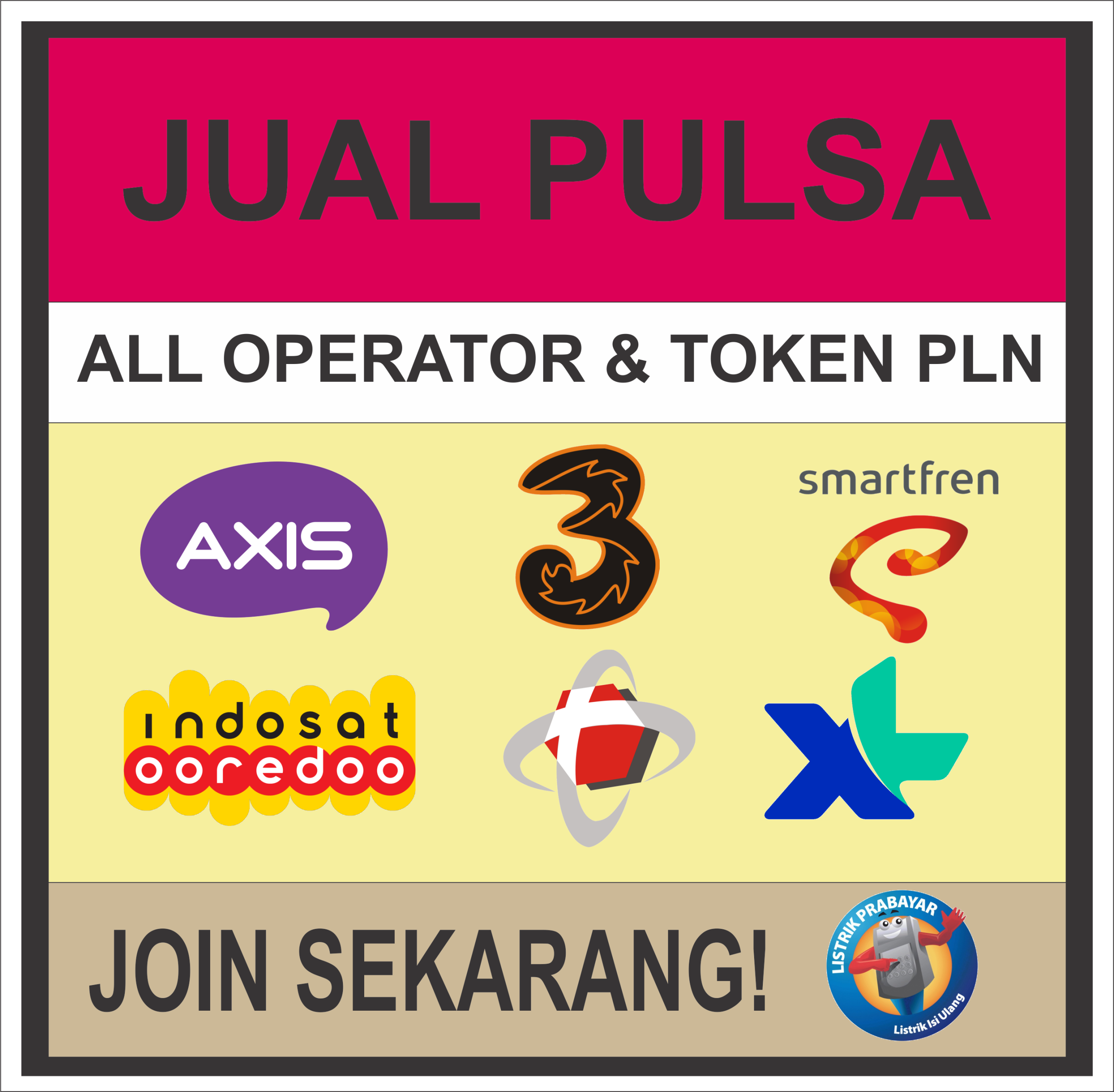 Modal Buka Konter Pulsa All Operator Dan PPOB